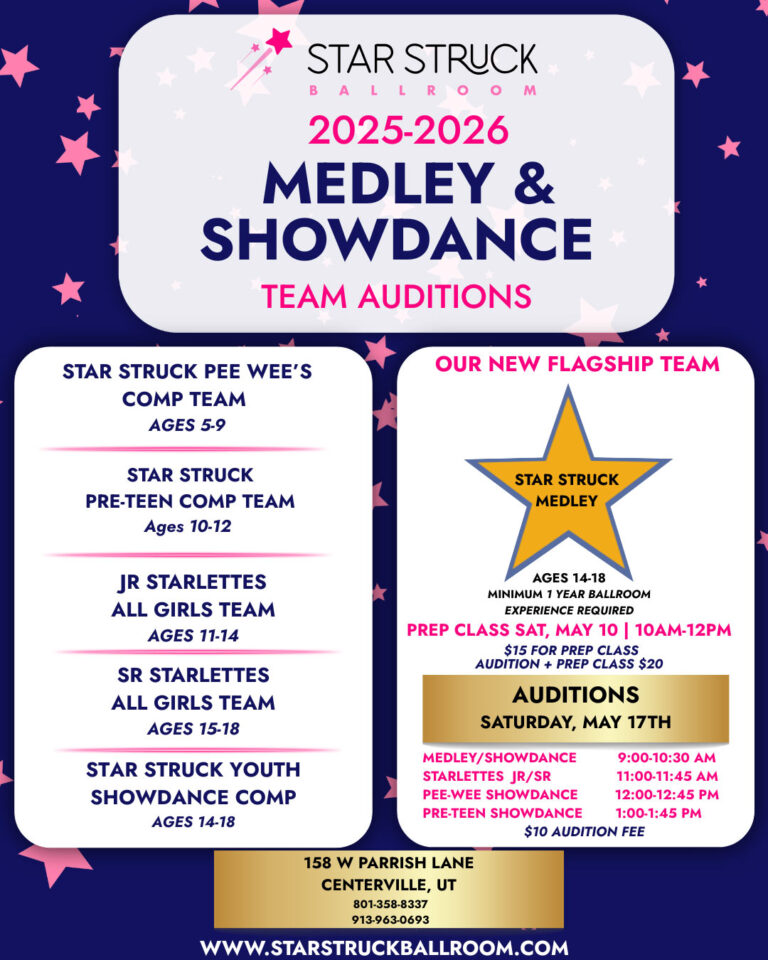 Star Struck Team Auditions - Utah Ballroom Utah Ballroom