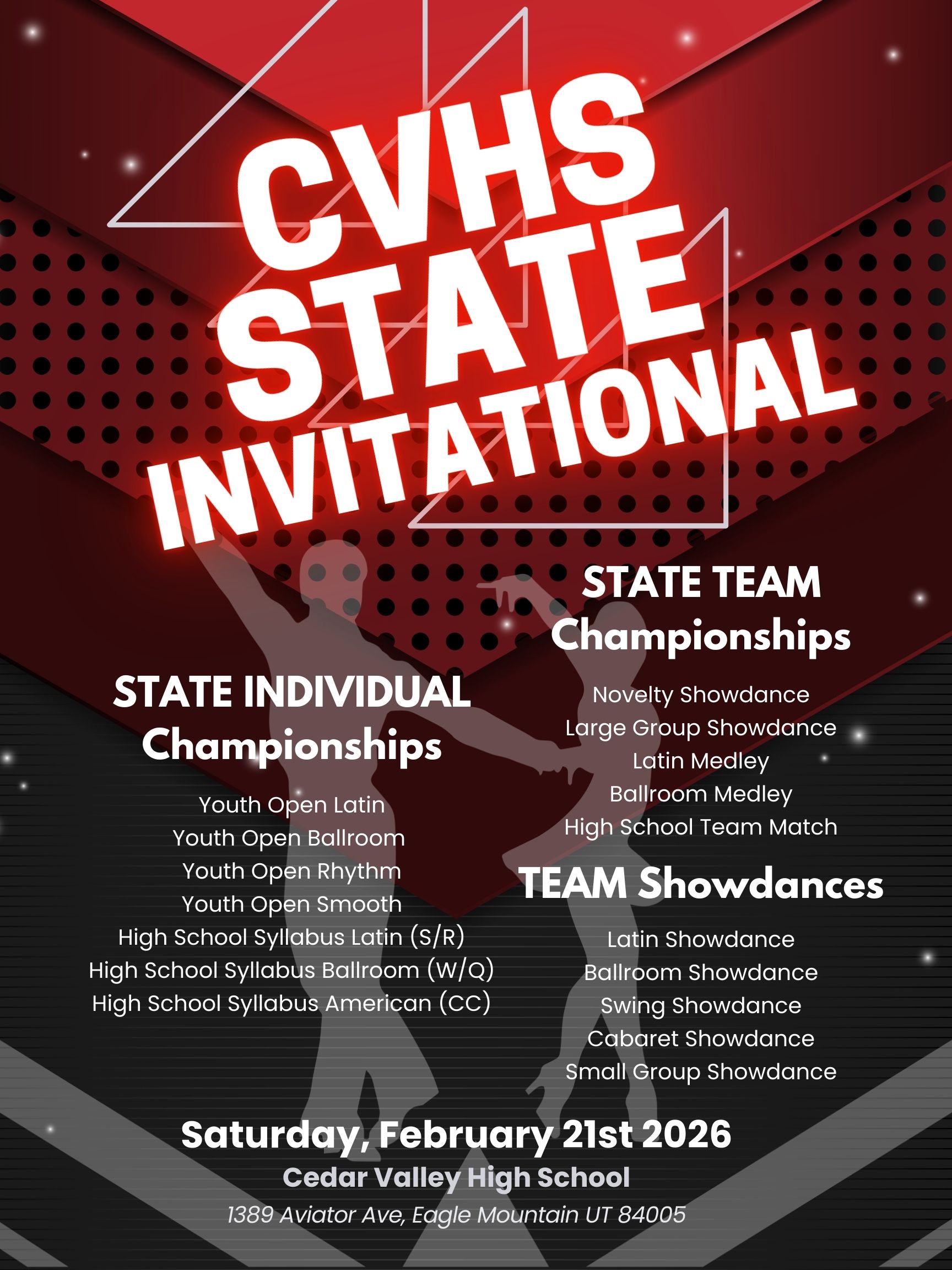 2026 CV State Poster - Utah Ballroom Utah Ballroom
