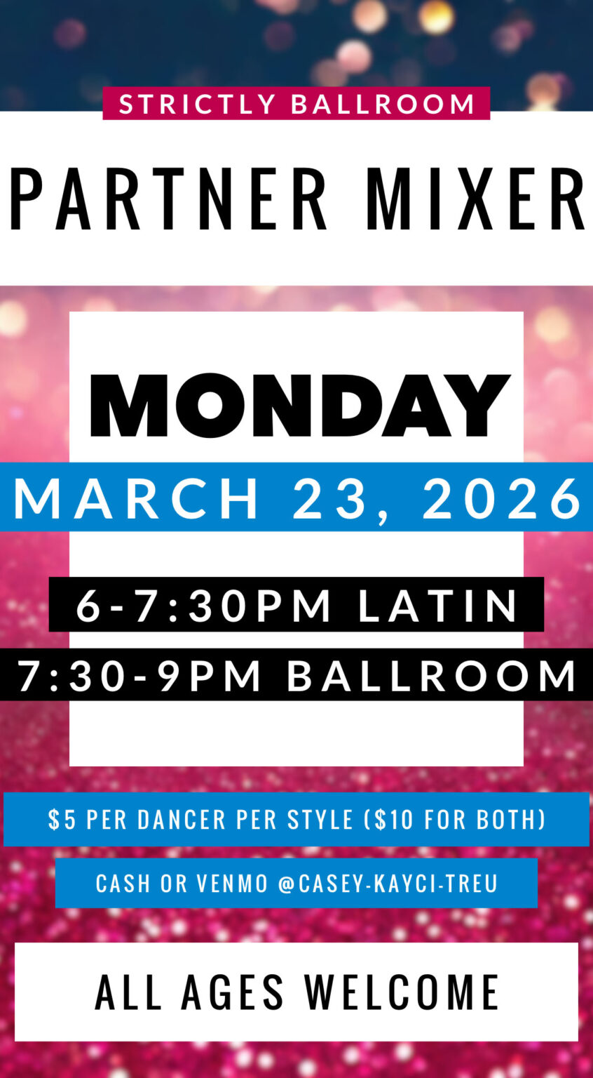 Strictly Partner Mixer - Utah Ballroom Utah Ballroom